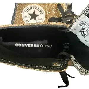 Converse All Stars | Shoes | Converse Chuck Taylor Gold Glitter Unisex ...